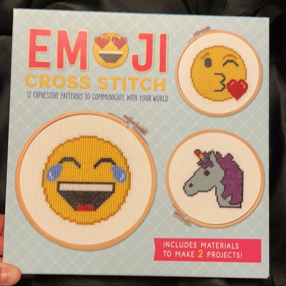 Becker Mayer | Toys | Emoji Cross Stitch Kit New Becker Mayer | Poshmark